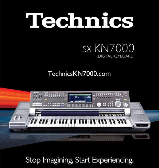 Cronologia degli arranger Technics | Tastiere arranger